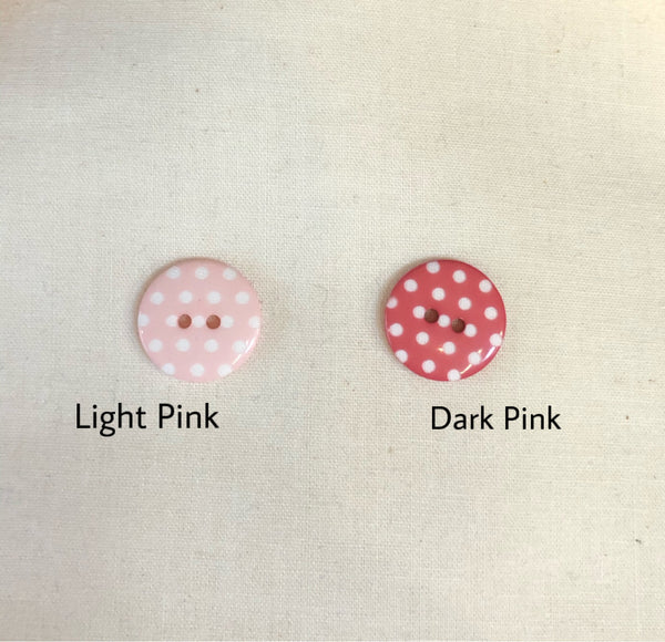 Polka Dot Buttons - Wildfiber Studio